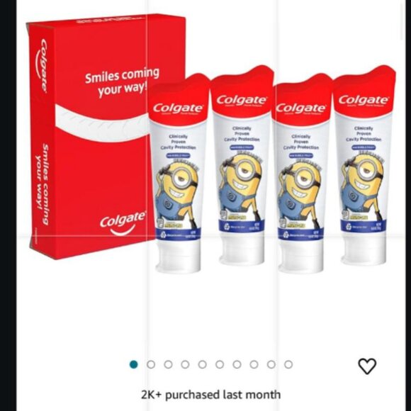 Colagate | Bath, Skin & Hair | Colgate Minions Anticavity Fluoride ...